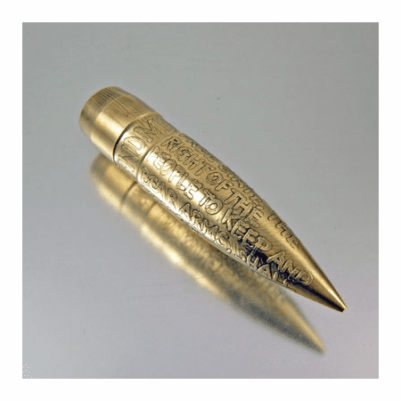 2nd Amendment .50 Caliber Bullet Necklace