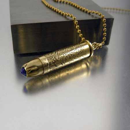 Bullet Necklace, Bullet Pendants , Bullet Jewelry