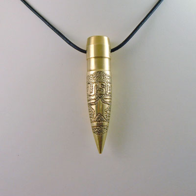 .50 caliber bullet necklace