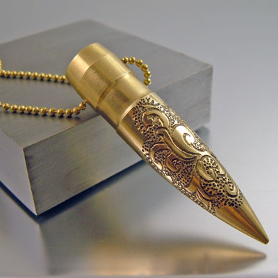.50 Caliber Bullet Pendant