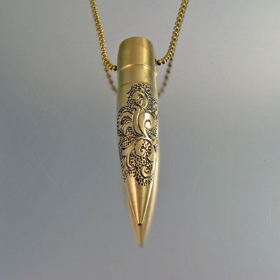 .50 Caliber Bullet Pendant