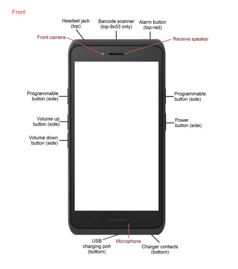 Spectralink Versity 9553 Wi-Fi Scanner Smartphone