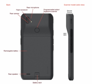 Spectralink Versity 9553 Wi-Fi Scanner Smartphone