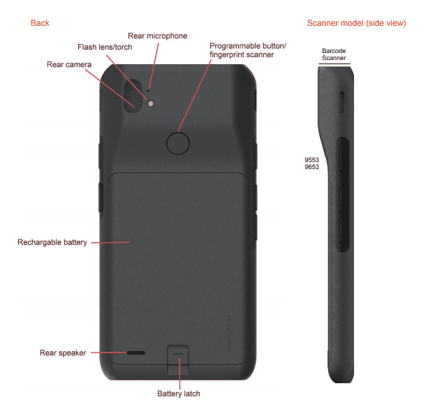 Spectralink Versity 9553 Wi-Fi Scanner Smartphone