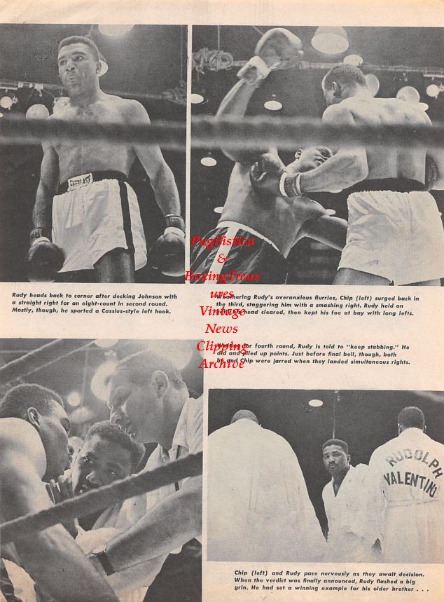 Boxing News Clipping #1295 - Rudy Clay vs. Chip Johnson, Muhammad Ali ...