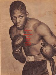Boxing News Clipping #1320 - Johnny Saxton pin-up, Dewey Fragetta ...