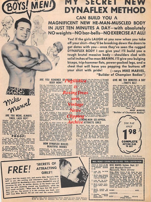 Boxing News Clipping #1527 - Randy Turpin vs. Carl Bobo Olson