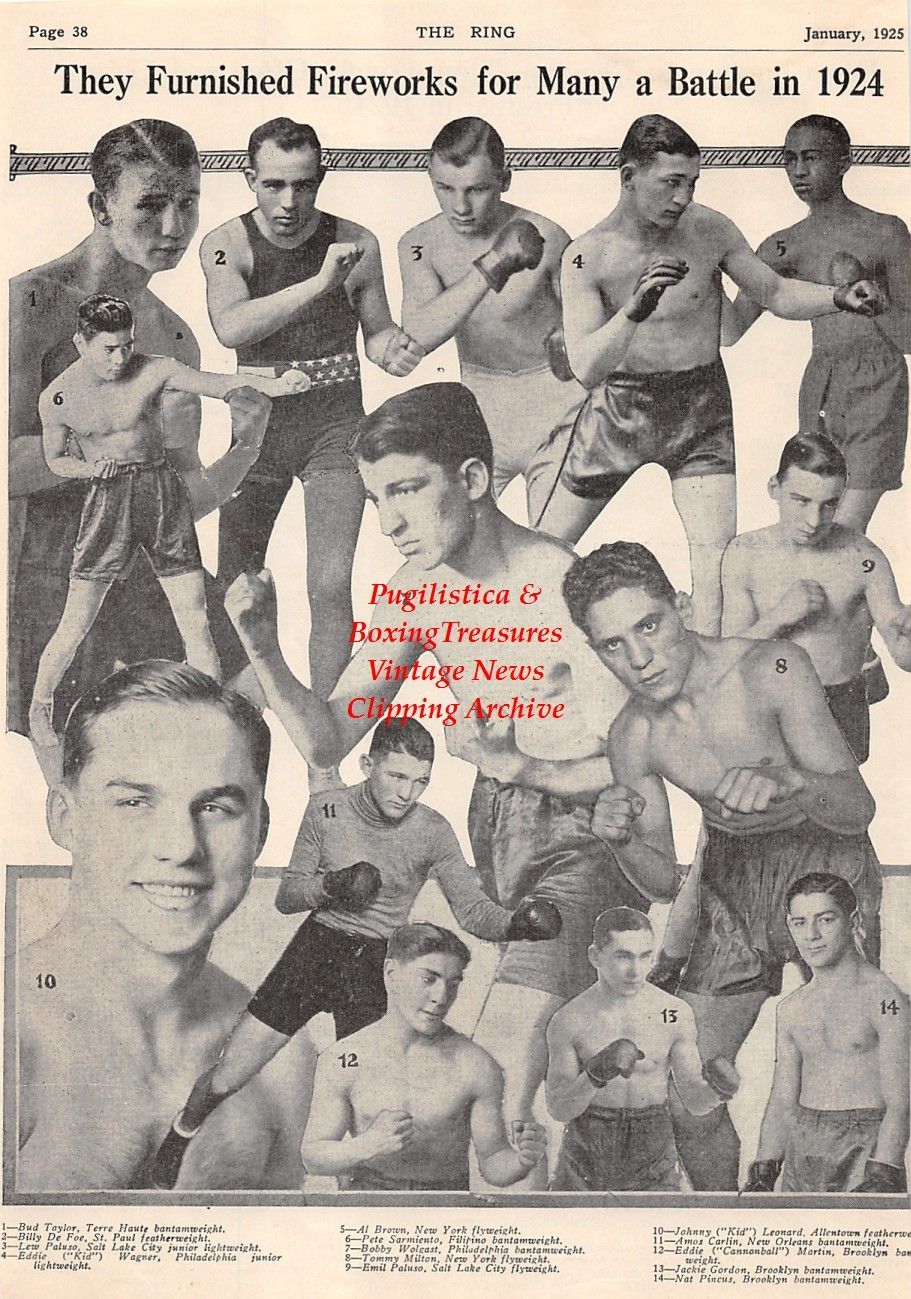 Boxing News Clipping #1539 - Anthony Downey, Jock Malone, Young Dencio ...