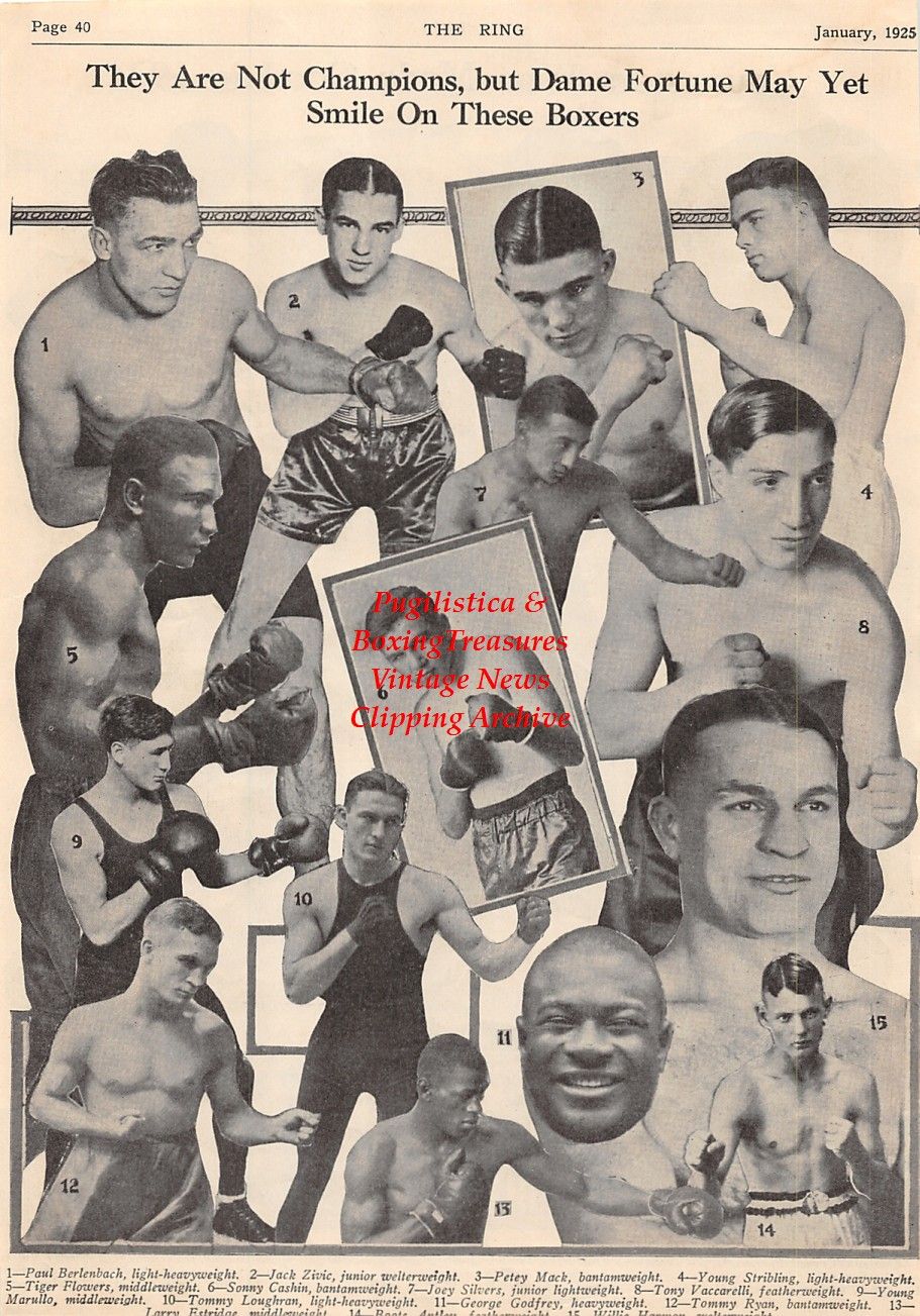 Boxing News Clipping #1540- Charley O'Connell, Kid Murphy, Dixie LaHood ...