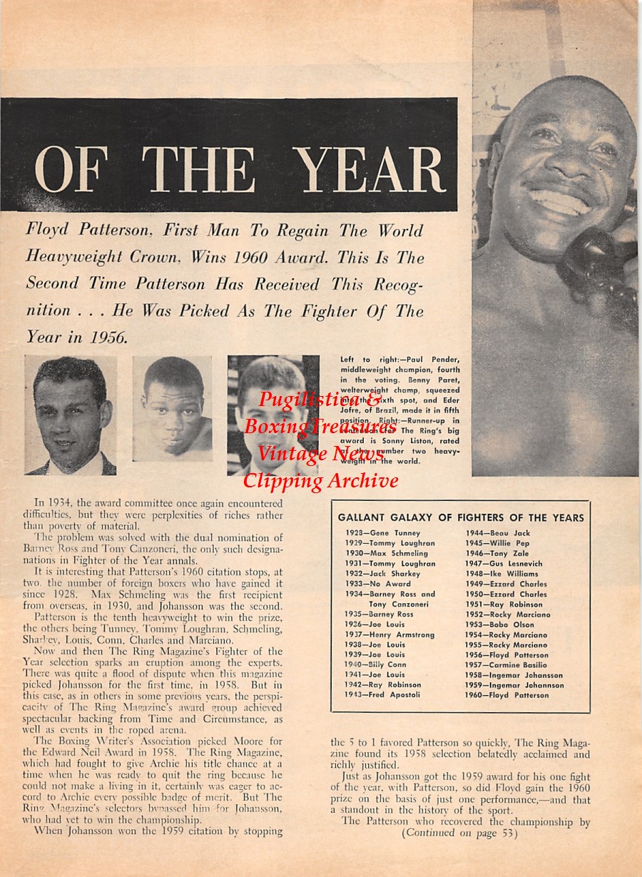 Boxing News Clipping #1583 - Jose Becerra, Nat Fleischer, Jimmy Lennon ...