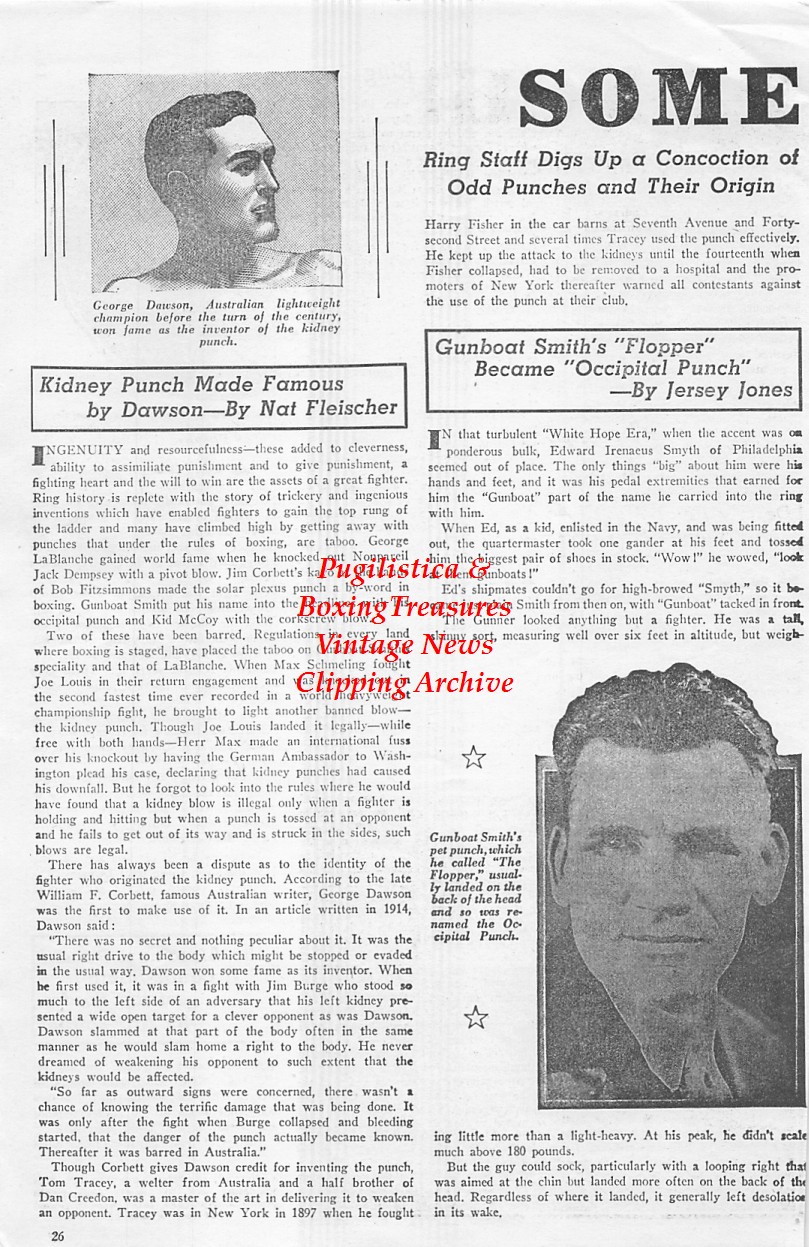 Boxing News Clipping #1648 - Elley Bennett, Joe Brown, George Dawson ...