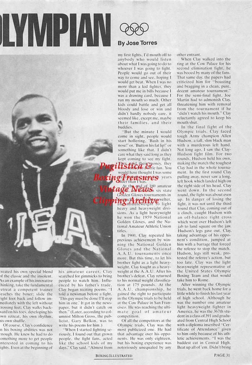 Boxing News Clipping #1694 - Muhammad Ali vs. Zbigniew Pietrzykowski ...