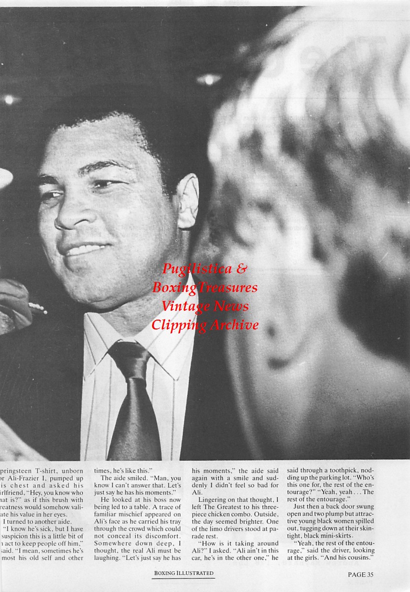 Boxing News Clipping #1696 - Andrew Maynard, Kelcie Banks, Muhammad Ali