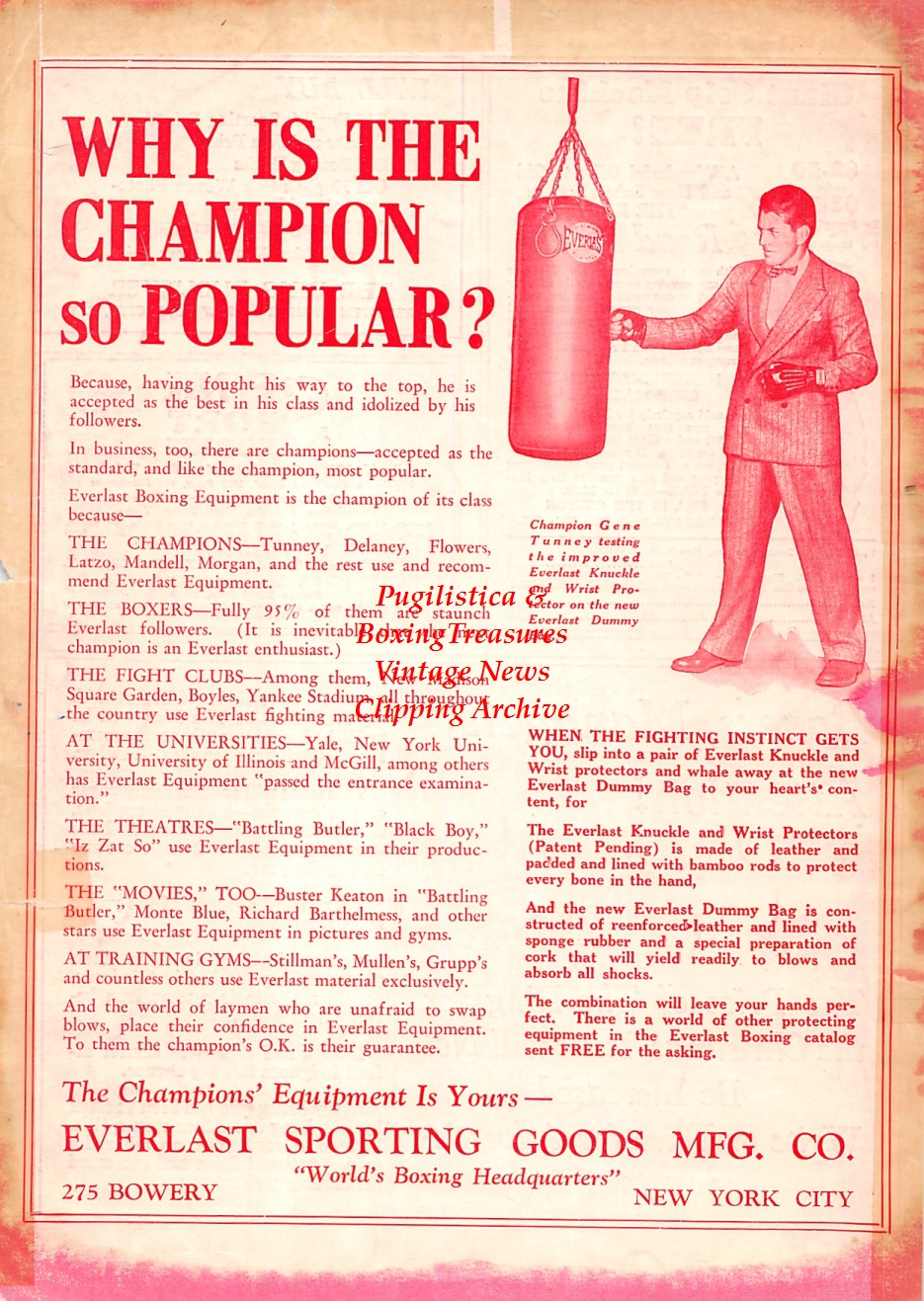 Everlast Boxing Ads