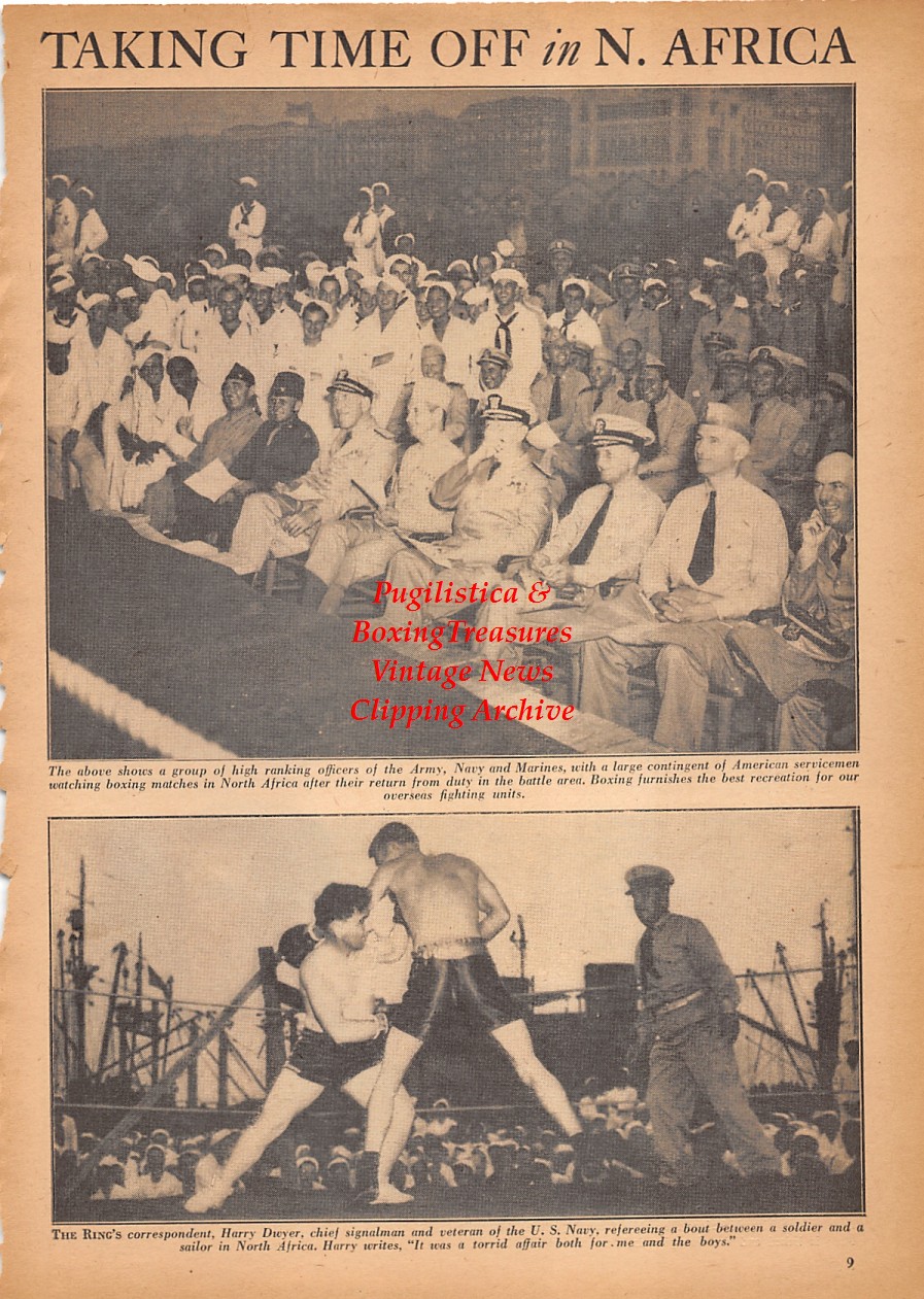 Vintage Photos Soldiers Boxing