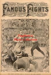 John L. Sullivan vs. Jake Kilrain - 13x19 Boxing Photographic Print
