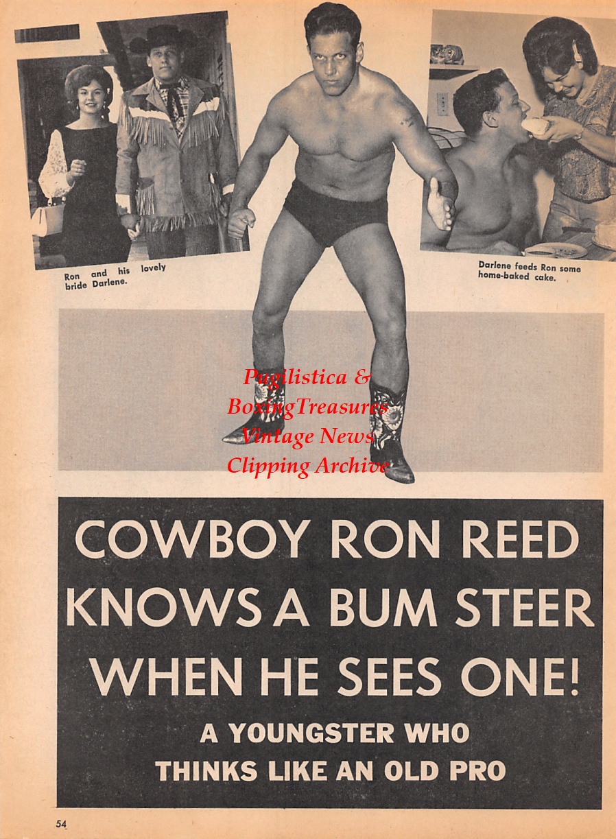 Wrestling News Clipping #168 - Cowboy Ron Reed, Dorothy Carter, Linda ...