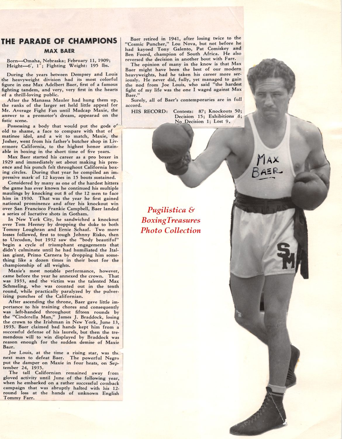 Max Baer Boxer