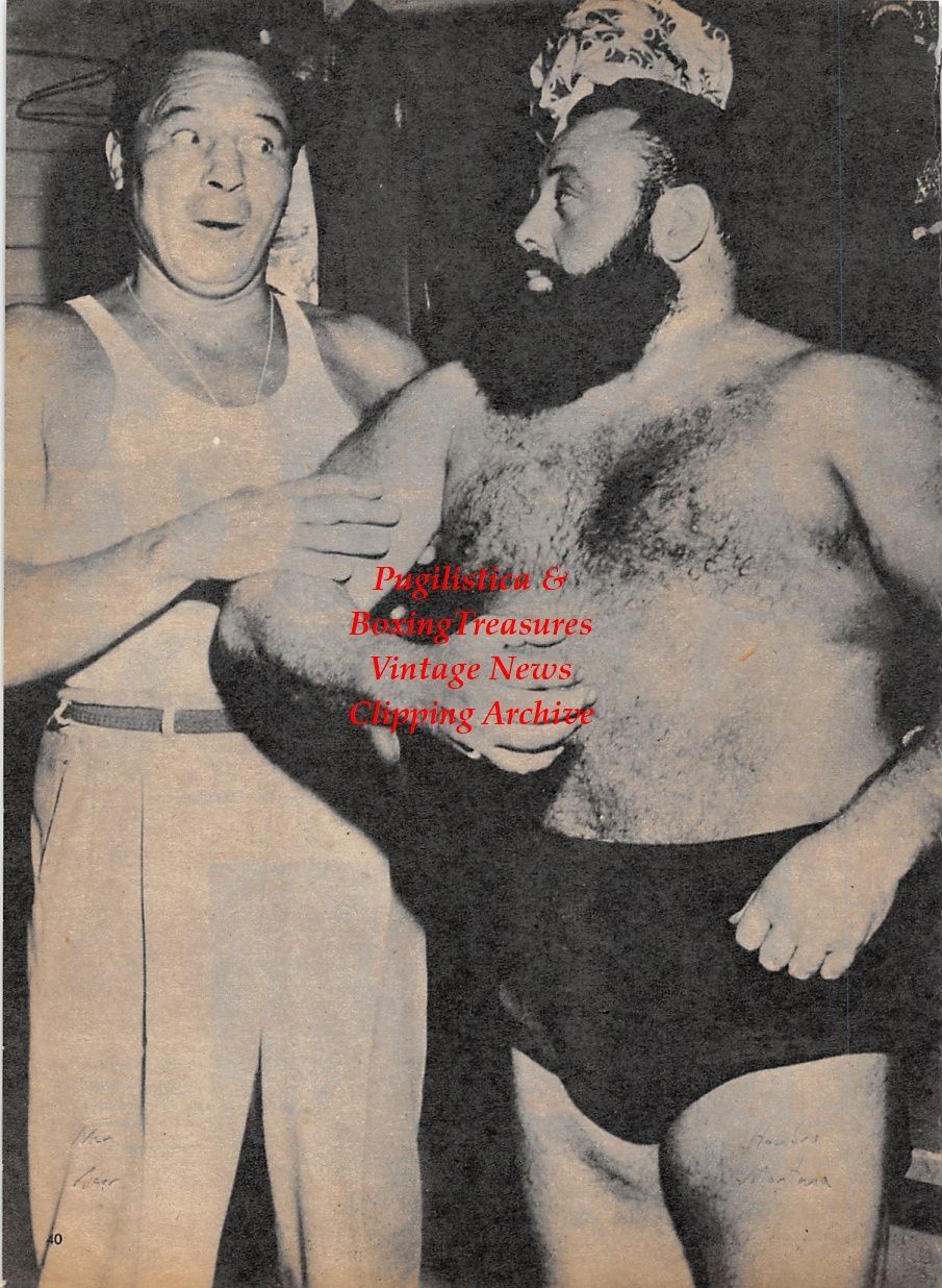 Wrestling News Clipping #17 - Don Leo Jonathan "Mammoth Morman", Jack ...