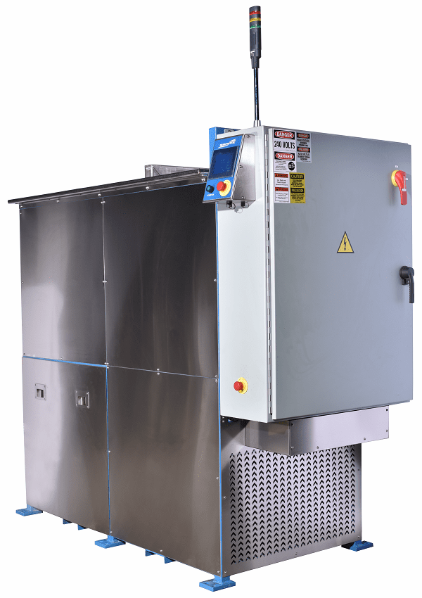 Two Stage Ultrasonic Vapor Degreaser Refrigeration Cooled 50 Gallon