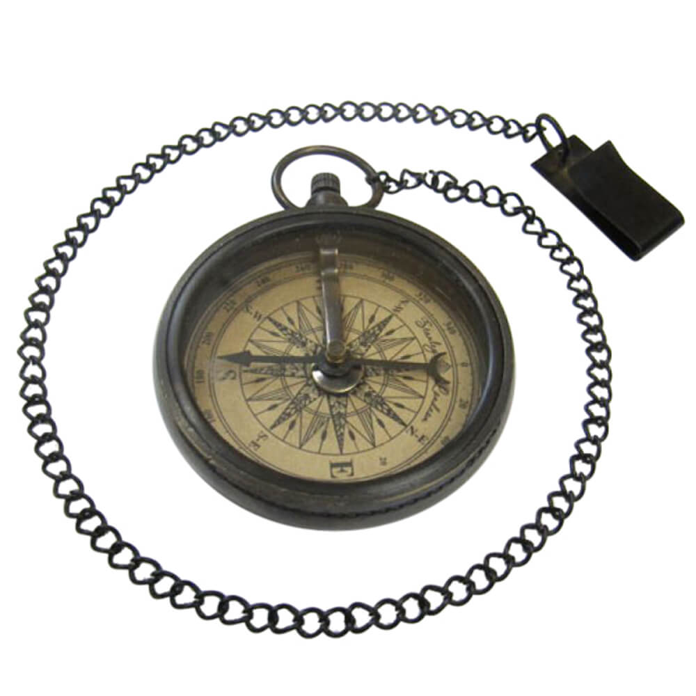 Old Compass With Chain