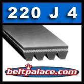 220J4 Poly V Belt | 220-J4 Micro V Belts | Metric PJ559 Motor Belt | 22 ...