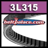 3L315 Cogged FHP V-Belt | Heavy Duty 3L-315 V Belt | 3L315