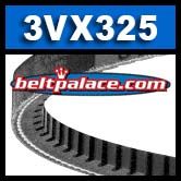 3VX325 Narrow Wedge V-Belt | Heavy Duty 3VX-325 V Belt | Cogged FHP 3VX325