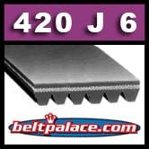 420J6 Standard Duty Poly V Belt | 420-J6 Micro V Belts | Metric PJ1067 ...