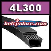 4L300 FHP V-Belt | Light Duty 4L-300 V Belt, Consumer Brand.