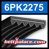 6PK2275 Automotive Serpentine Belt | 2275mm x 6 ribs. Automotive Micro ...