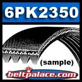 6PK2350, Automotive Serpentine belt, 6pk2350 belt, Gates K060926, 6K925 ...