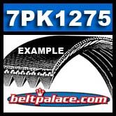 7PK1275 Automotive Serpentine (Micro-V) Belt | 1275mm x 7 ribs ...