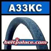 A33-KC ULTRAPOWER AG V Belt | Kevlar/Aramid Wrap A33 Industrial V-Belt ...