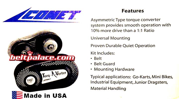 Comet 218352A TAV2 Complete kit. OEM: TAV 2 3/4 DRIVE 12T 35P. | Comet ...