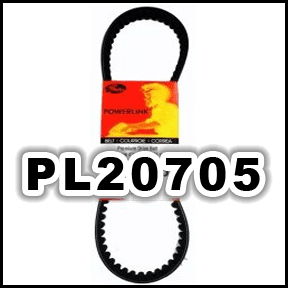 Gates PL20705, Replaces 835x20x30 Standard CVT Drive Belt for ATV and ...