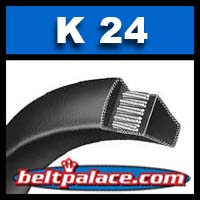 K24 V-Belt (Standard RMA). Metric K610 V-belt for industrial tools.