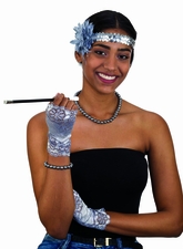 Black Manhattan Adult Flapper Costume