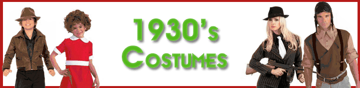 1930s Costumes for Men and Women - Candy Apple Costumes