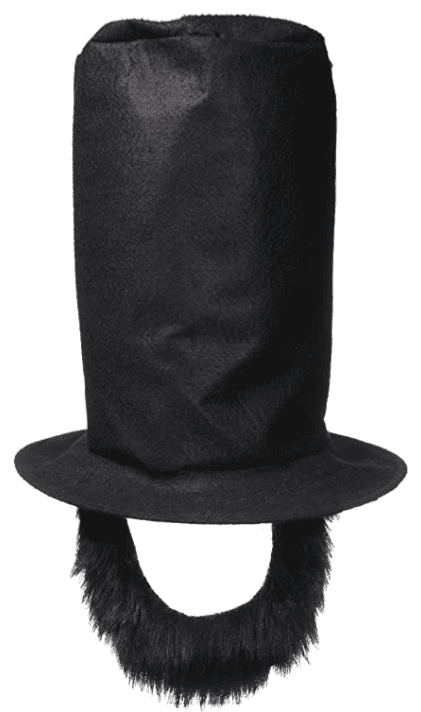 Abraham Lincoln Beard and Hat Kit - Candy Apple Costumes - Beards ...