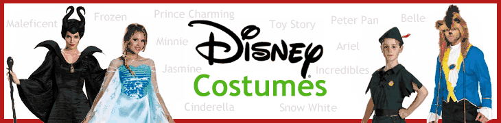Licensed Disney Costumes for Kids, Men and Women