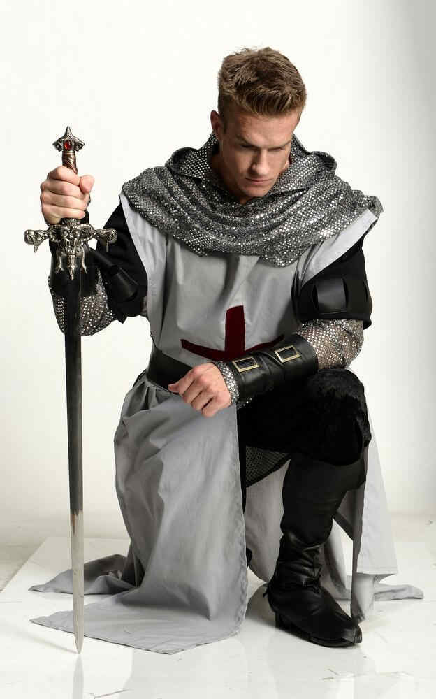 Adult Chivalrous Knight Costume - Candy Apple Costumes - Deluxe Costumes