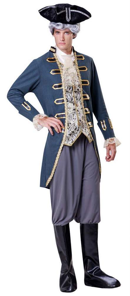 Adult Colonial General Costume - Candy Apple Costumes - Deluxe Costumes