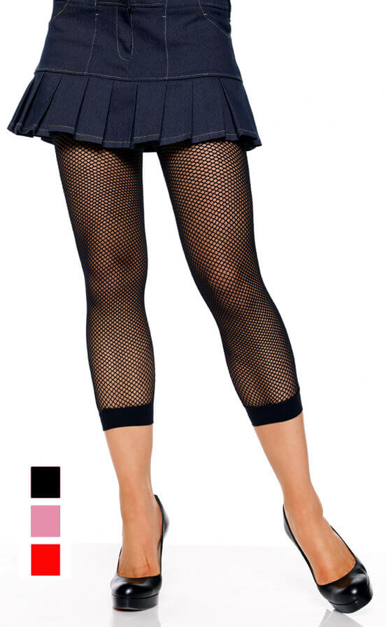 Adult Fishnet Footless Tights - More Colors - Candy Apple Costumes ...