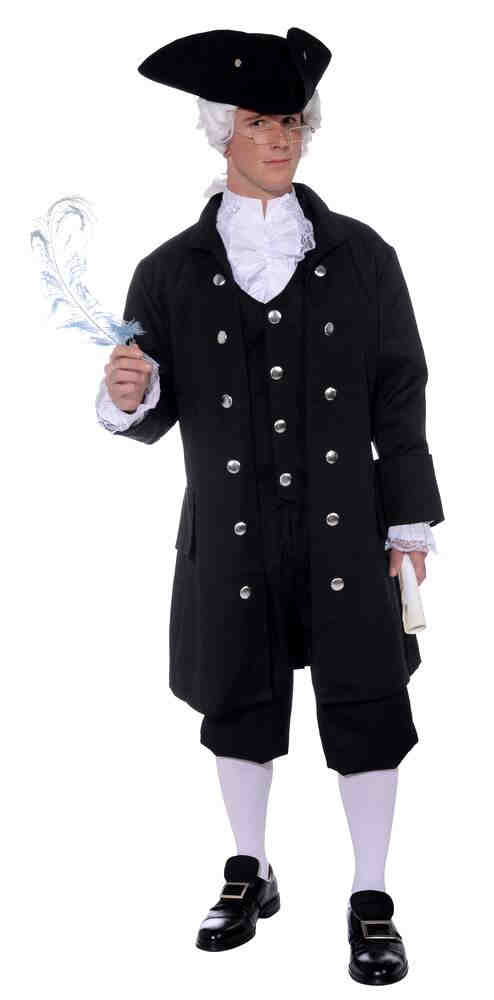 Adult Founding Father Colonial Costume - Candy Apple Costumes - French ...