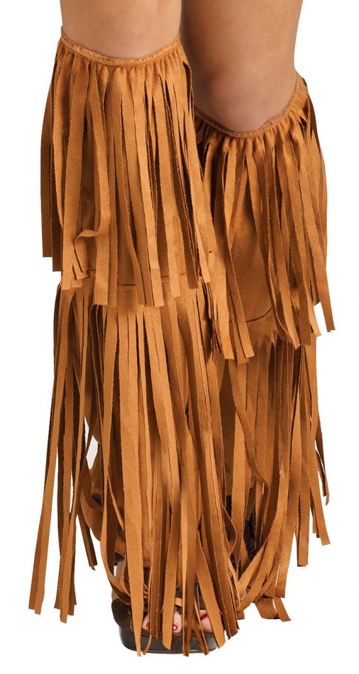 Adult Groovy 60s Fringed Boot Covers - Candy Apple Costumes - 60's Costumes