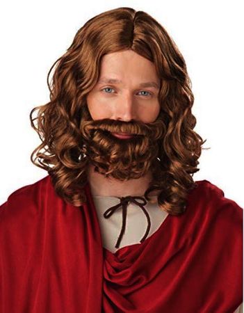 Adult Jesus Wig and Beard - Candy Apple Costumes - Beards & Mustaches