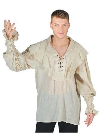Adult Lace-up Renaissance Shirt - Candy Apple Costumes - Renaissance ...