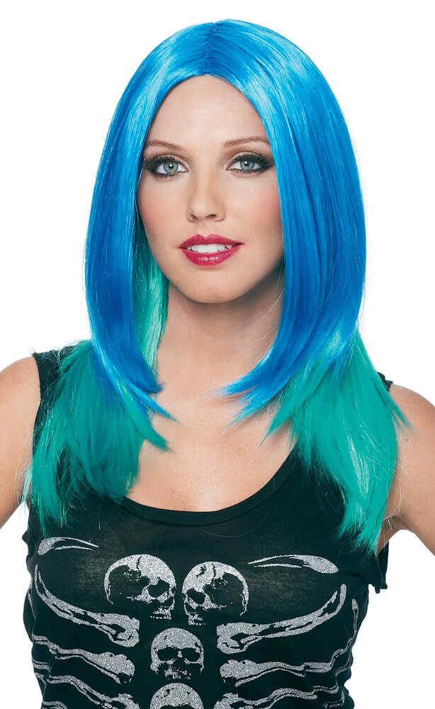 Adult Marina Blue/Turquoise Wig - Candy Apple Costumes - Celebrity Costumes