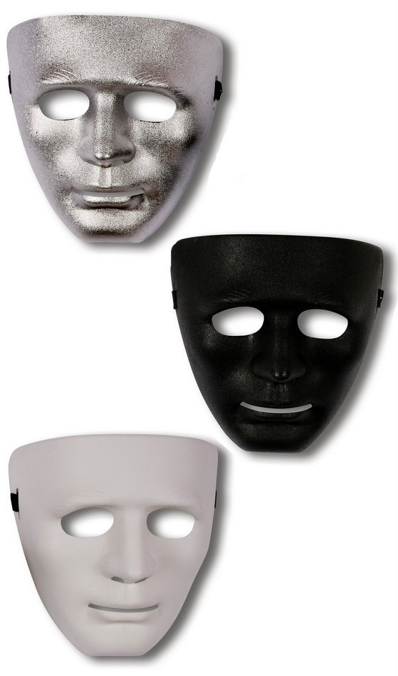 Adult's Official Blank Mask Costume - More Colors - Candy Apple ...